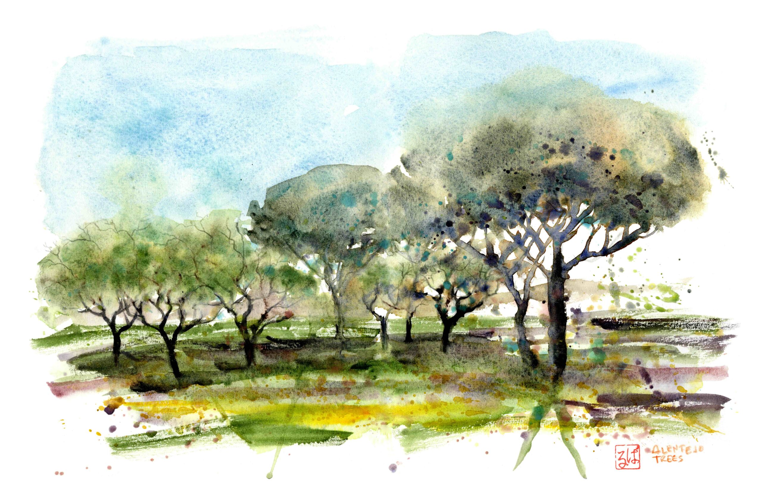 WORKSHOP: Splash & Play with Watercolour and Colour Pencil in Portugal ...